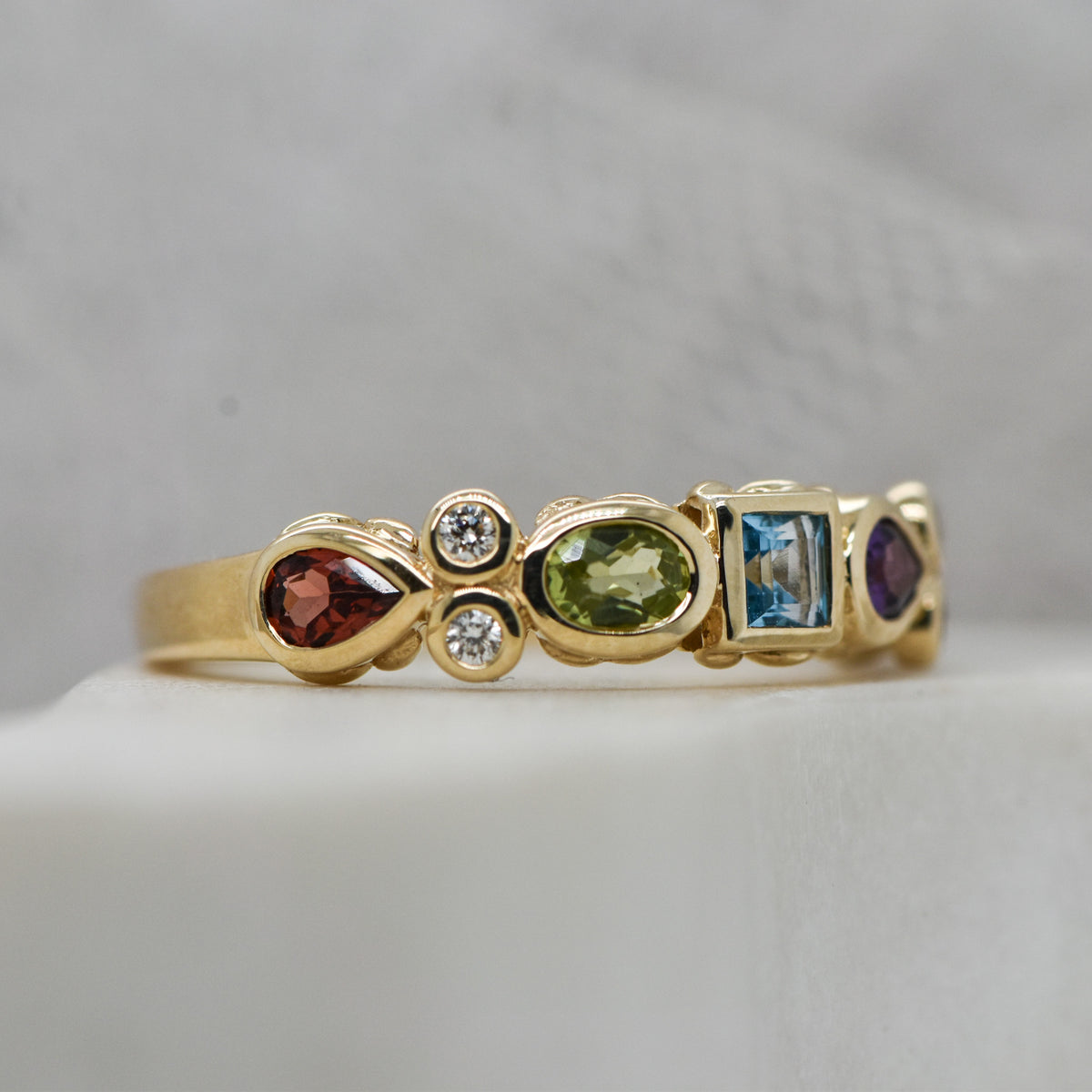 Multi stone Band - 9ct gold – Paton's Place Jewellers